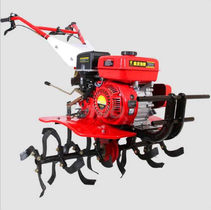 Small Tractor Trenching Soil Tillage Machine, 9Hp Diesel Engine Tilling ...