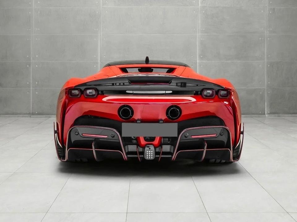 For Ferrari SF90 Upgrade MSY Lip Kit - Dry Carbon Fiber| Alibaba.com