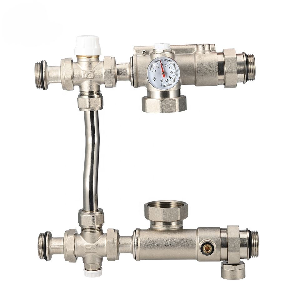 Modern Flexible Floor Heating Water Mixing System Compact Thermostatic ...