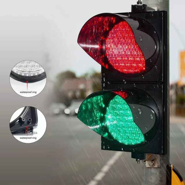 300mm High Quality LED Static Pedestrian Traffic Light Waterproof Red ...