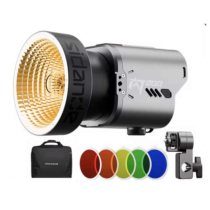 SIDANDE S200 Bi-color 200W Portable Outdoor Photography TTL HSS Strobe ...