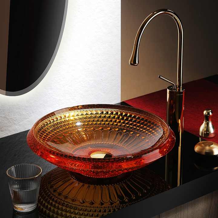 Manufacturers Selling Italy Design Crystal Wash Basin Hand Painted ...