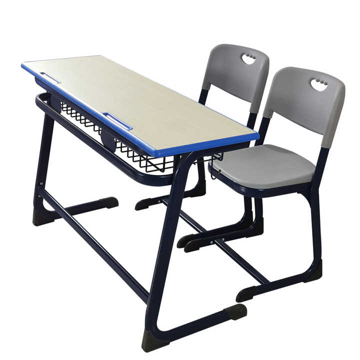 Classroom Student Double Table and Chair School Furniture