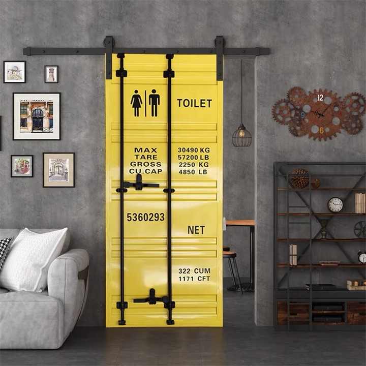Sliding Barn Door - Industrial Furniture Shipping Container Design