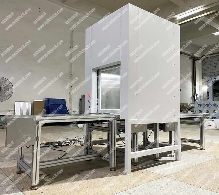 Pass Box with Conveyor Line - Efficient Material Transfer