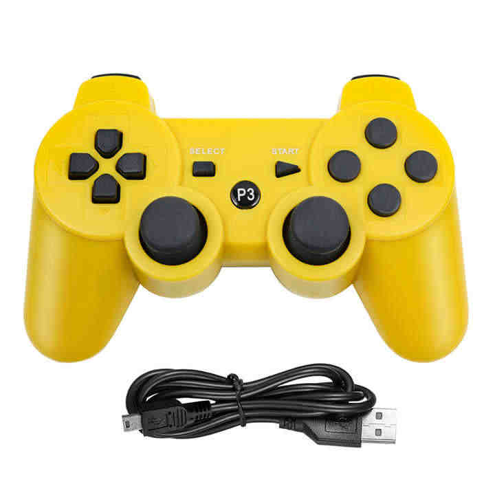 Dual Vibration Wireless Video Game Controller for PS3 BT Gamepad ...