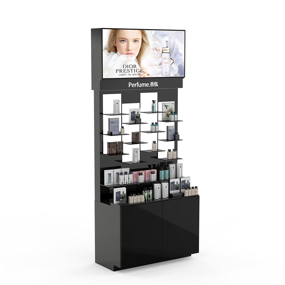 Customized Luxury Perfume Display Stands for Department Stores