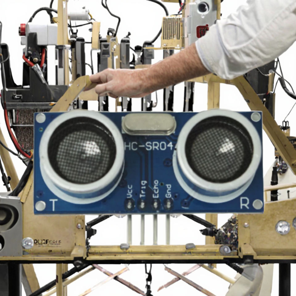 FYX SR04 HC-SR04 Ultrasonic Sensor Ranging Module with RGB LED Nylon ...