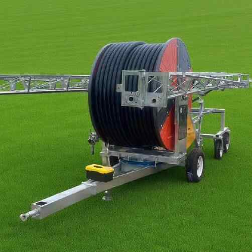 The Mobile Disc-type Sprinkler Irrigation Machine for Farmland Is Used ...