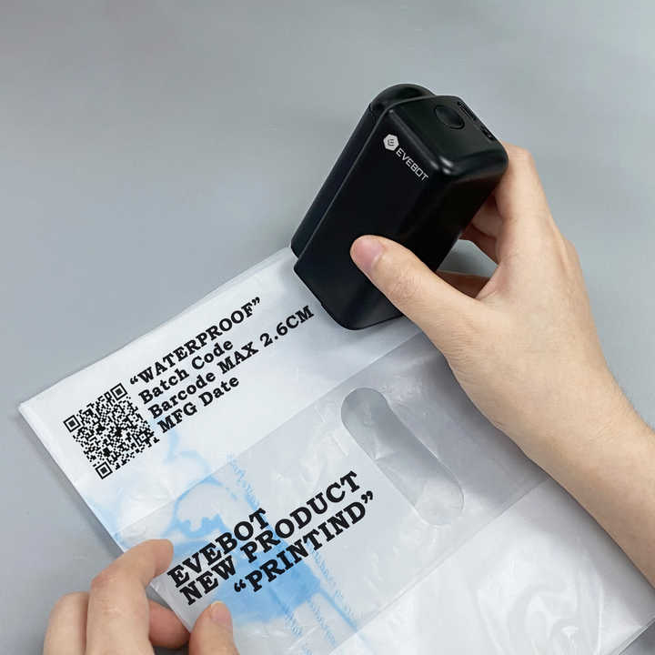 26mm Big Print Head EVEBOT Handheld Portable Printer Mini Print-Ind ...