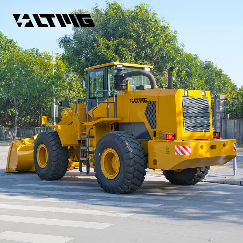 For 5 Ton Front Wheel Loader with Weichai Engine 3m Bucket 1 Year ...
