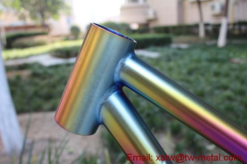 Titanium Hardtail Bike Frame Rainbow Manufacturers, Factory ...