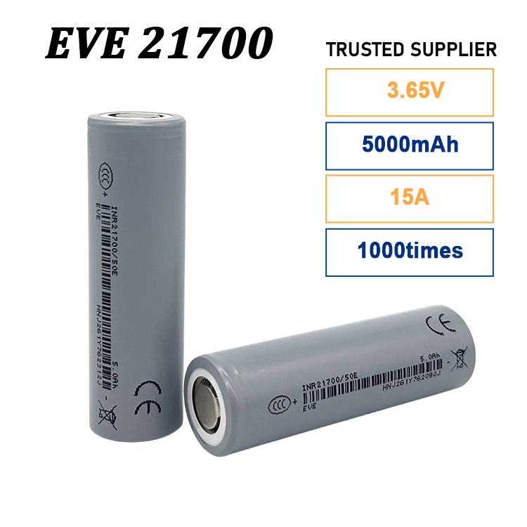 21700-50E Lithium-ion Cylindrical Batteries for Portable Consumer ...