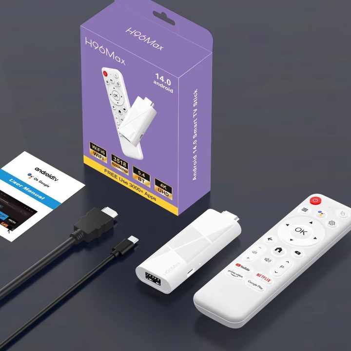 H96 MAX IPTV STB 4K Streaming Smarter OTT BT 5.4 Wifi 6 Voice Control ...