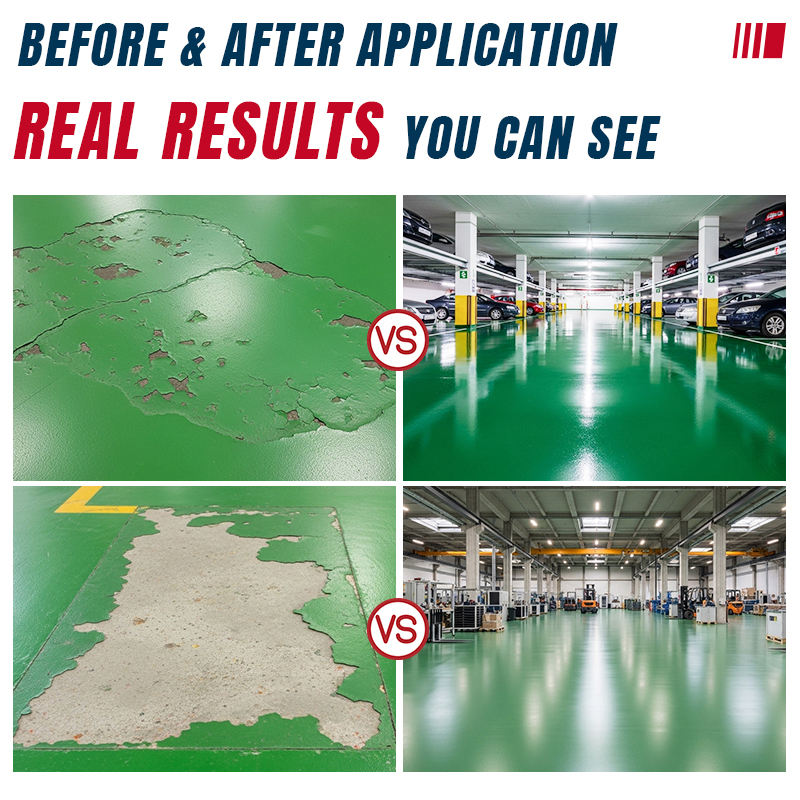 MANZZ Waterborne Epoxy Floor Coating Heavy Duty Eco-friendly Floor ...