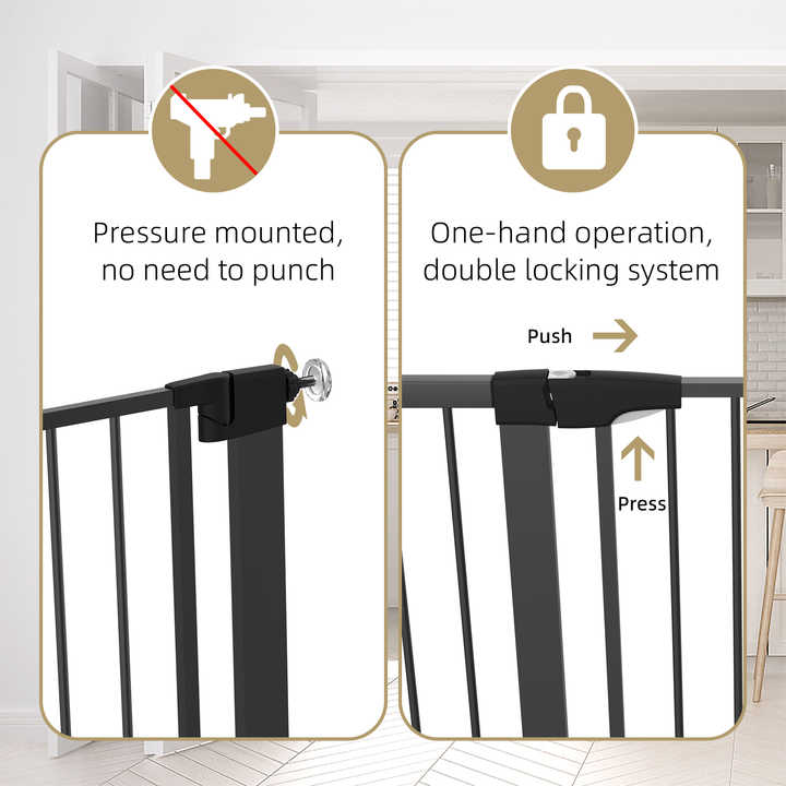 Baby Close Safety Gate Plastic Child Safety Door New Design Safety ...