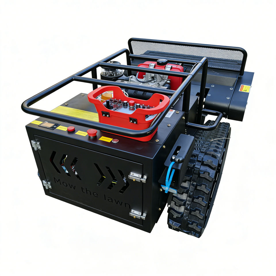 Zero Turn 4 Stroke Tracked Remote Controlled Lawnmower Farm Specific ...