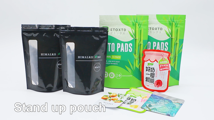 Clear Window 250g Spices Seasoning Packaging Bag - Customizable