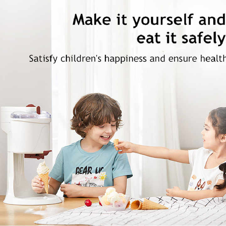 Automatic Bench Top Simple Operation Large Capacity Mini Soft Ice Cream ...