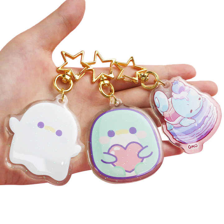 Wholesale Kawaii Printed Cute Anime Cartoon Plastic Charms