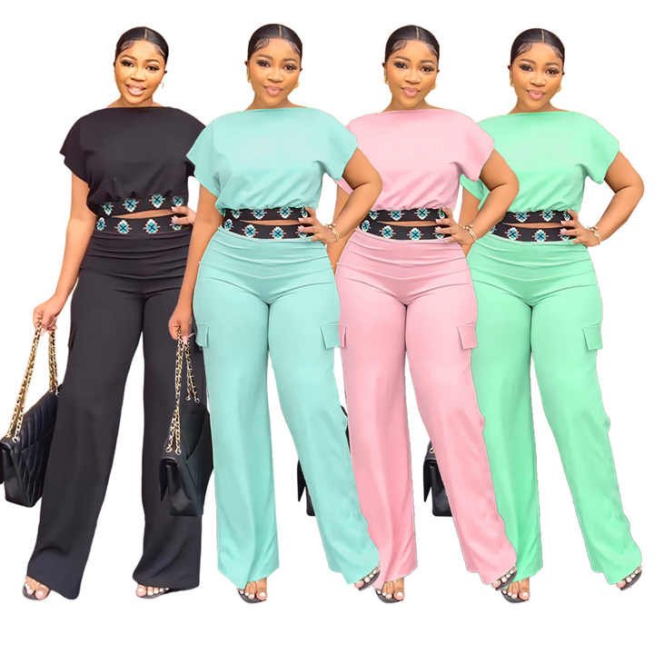 Shop YQY10014 Casual Two Piece Set for Women - Summer 2022