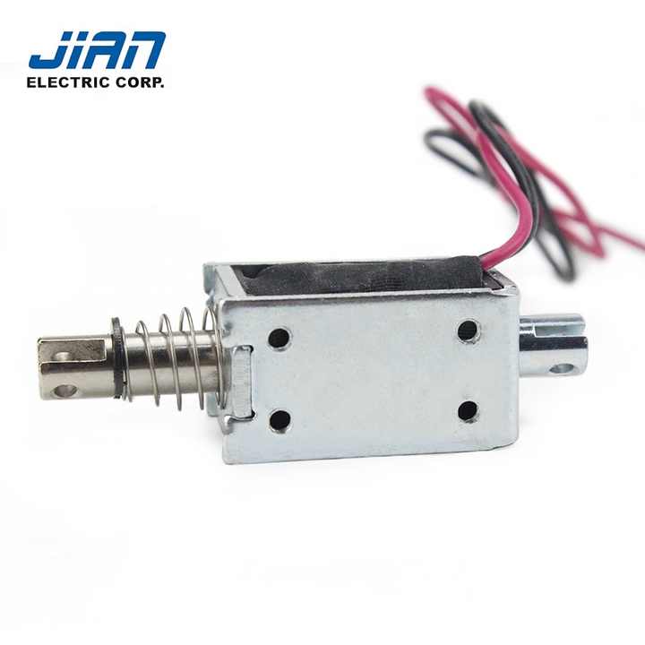 JSO-0837 Micro Electromagnet Push Pull Solenoids - 12VDC/24VDC, 20mm ...