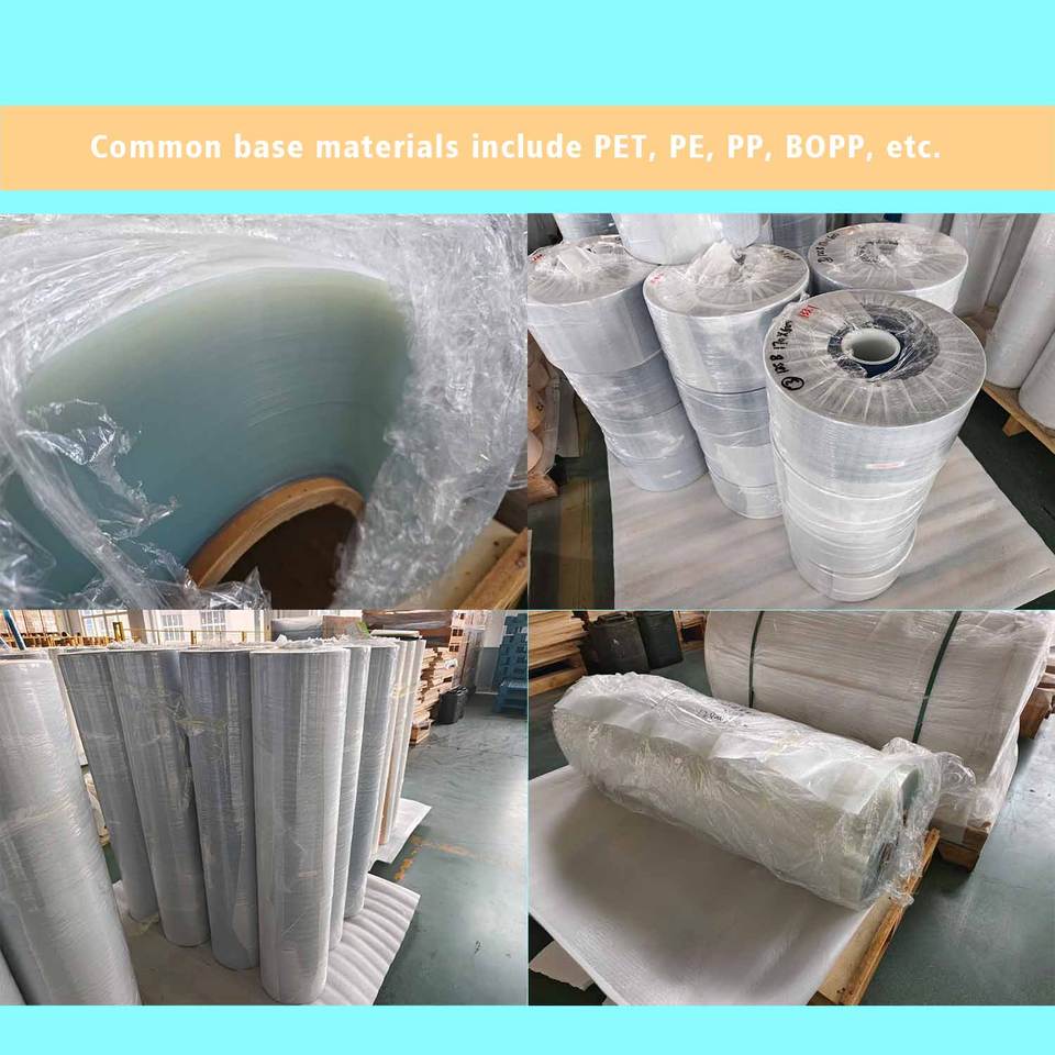 PET Transparent Substrate Silicone Coated Release Film Precise Release ...
