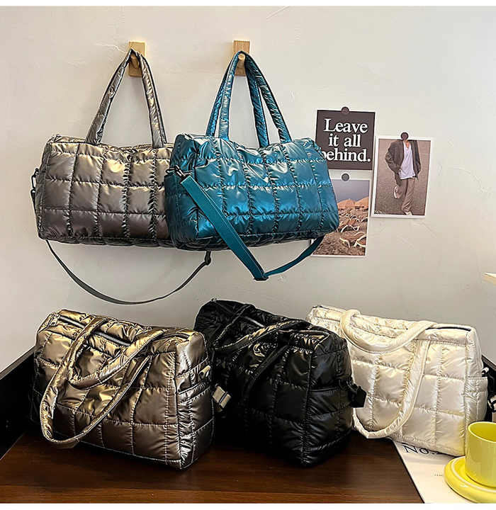 Chrois Fashion Puff Cotton Winter Puffer Bags for Women