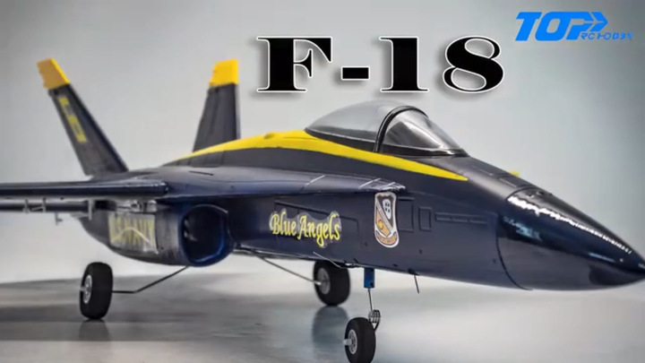 Top Falcon Trainer RC Plane - 64MM EDF F18 BLUE ANGEL