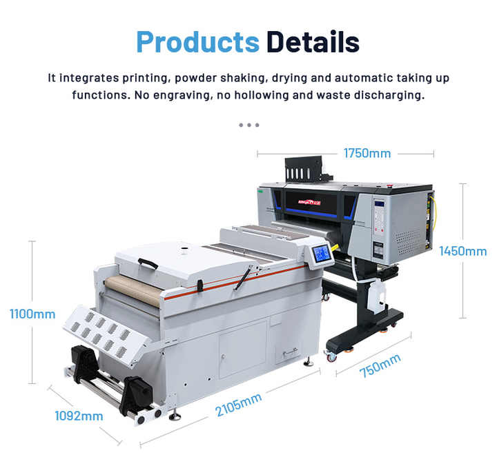 KINGJET High Speed 2 I3200 Print head Advanced 60cm DTF Printer for Wholesale| Alibaba.com