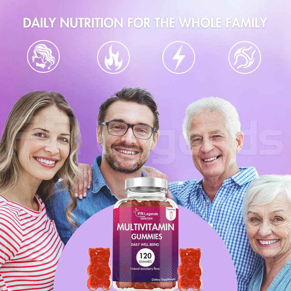 High Quality Chewable Multivitamin Gummies Bone Health Support Biotin ...