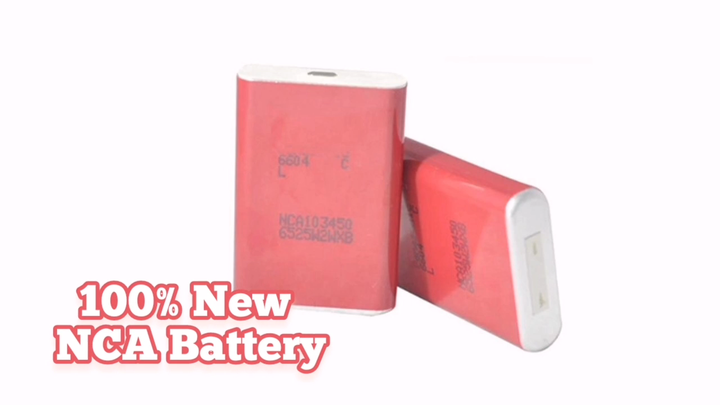 Authentic NCA103450 3.7V 2350mAh Prismatic Lithium Ion Battery for ...