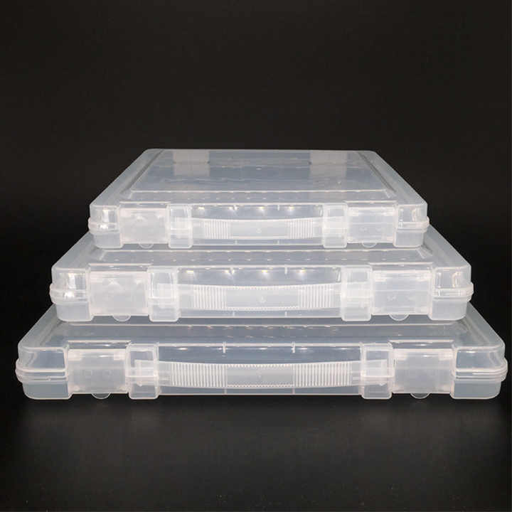 Plastic Portable Information Box - A4 Size Desktop Folder