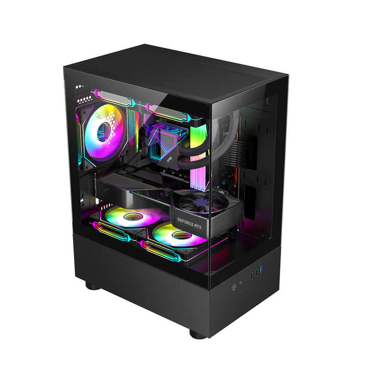 Ruix Carnival SE Mid Tower Micro ATC Pc Case Support 240mm Liquid ...