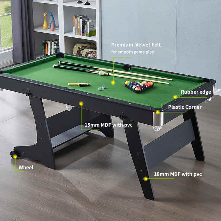 PIN JIAN 72'' Adult's Indoor Standing Multifunctional Pool Table