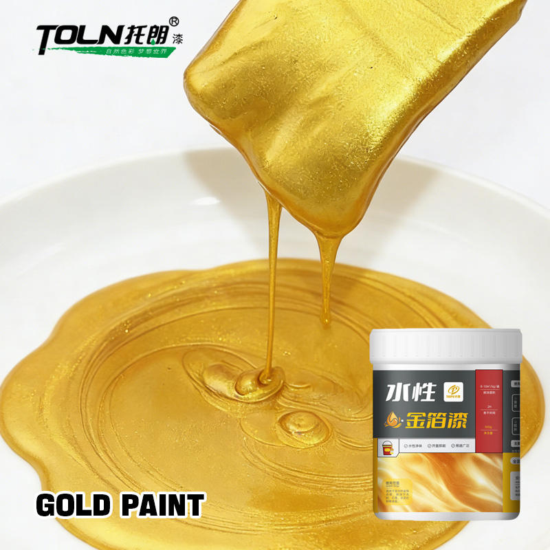 Gold Leaf Paint for Ancient Building Restoration, Retro Gold Paint ...