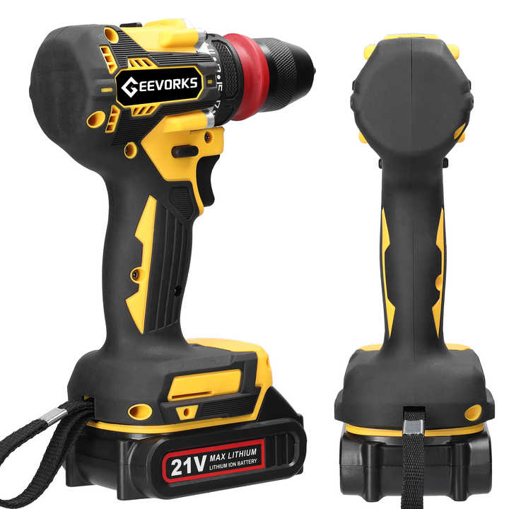 Geevorks 21V Electric Drill Screwdriver - Brushless Power Tool