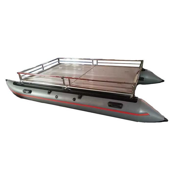 Inflatable Kayak Fishing Boat - PVC Catamaran for Racing