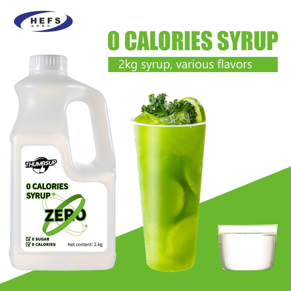 2kg Zero-Calorie Stevia Syrup Liquid Concentrated Sugar for Coffee Milk ...
