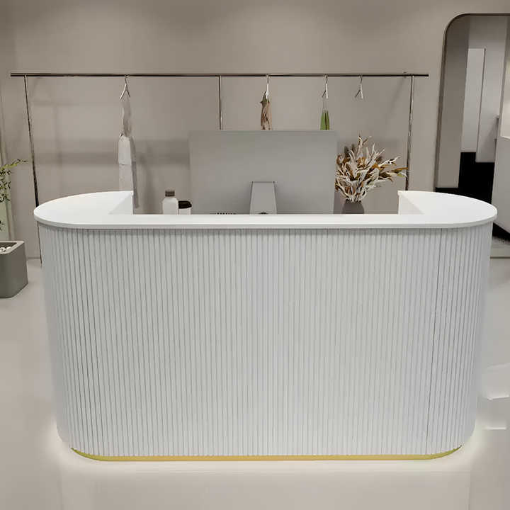 Led Salon Reception Desk - Durable & Stylish Solutions
