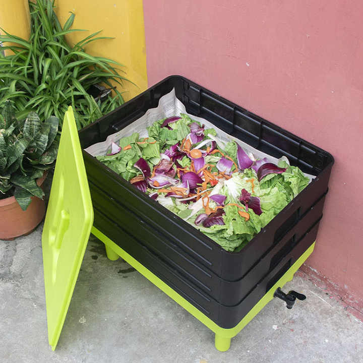 100L Detachable Worm Farm - Efficient Vermicompost Bin