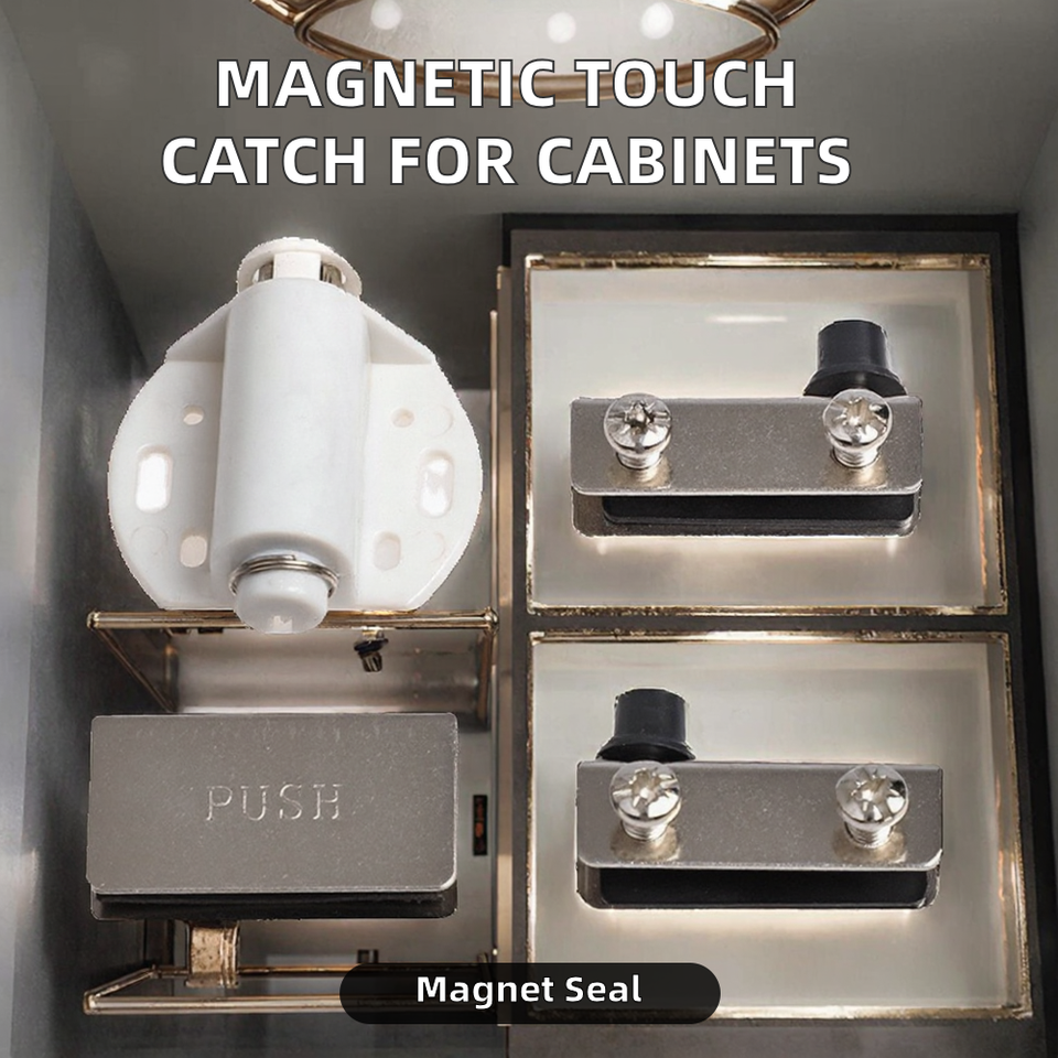 Moment Magnetic Pressure Touch Catch for Cabinet Doors Catches| Alibaba.com