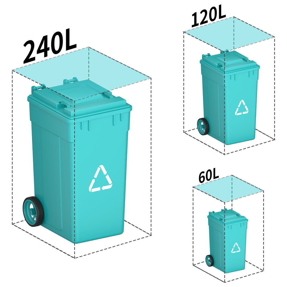 Galvanized Steel Outdoor Trash Can Cabinet Outdoor Bin Cabinet Waste ...