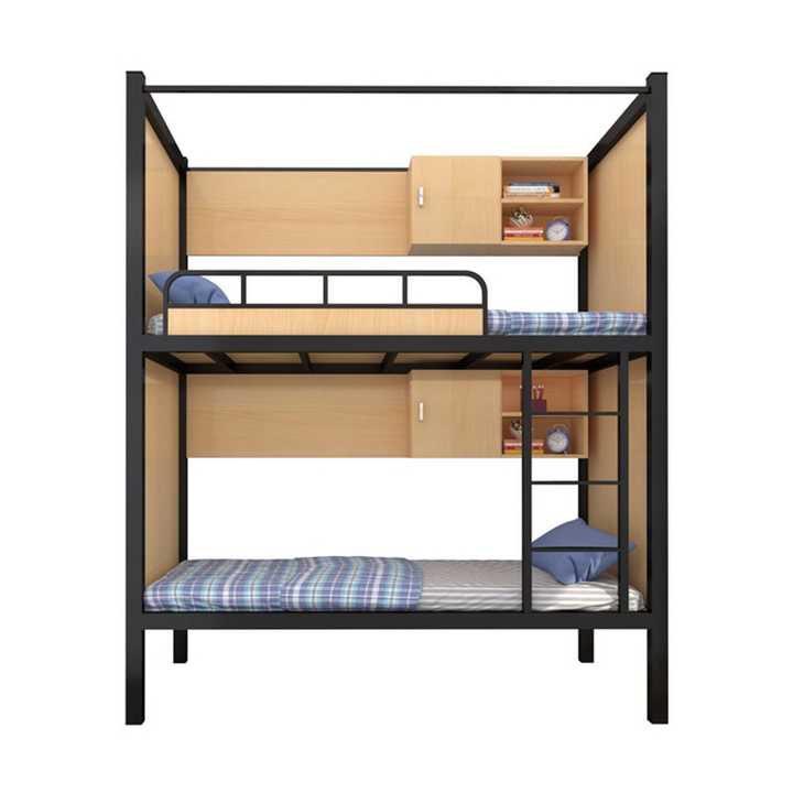 School Dormitory Bunk Bed Steel Frame Small Apartment Bunk Double Bed ...