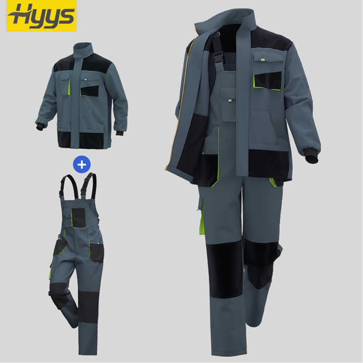 Custom Breathable Work Clothes for Men Work Bib Pants Coverall Multi ...