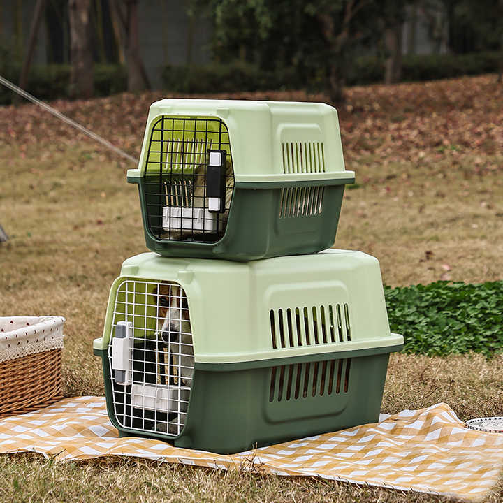 Airline Approved Dog Travel Cage Pet Transport Box Puppy Kitten ...