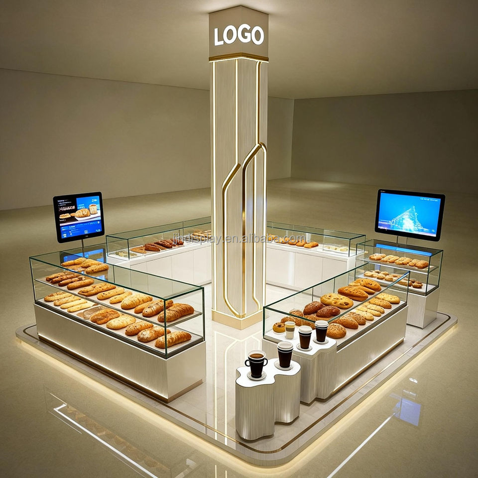 Kiosk Table Giant Shop Stands on Event Kiosk Coffee with Station Indoor ...