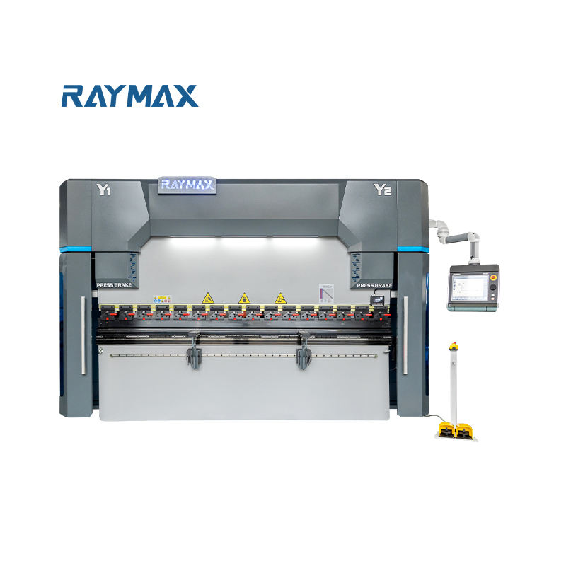 RAYMAX 6+1 Axis 3200MM Stainless Steel Hydraulic Bending Machine Iron Sheet Cnc Press Brake ...