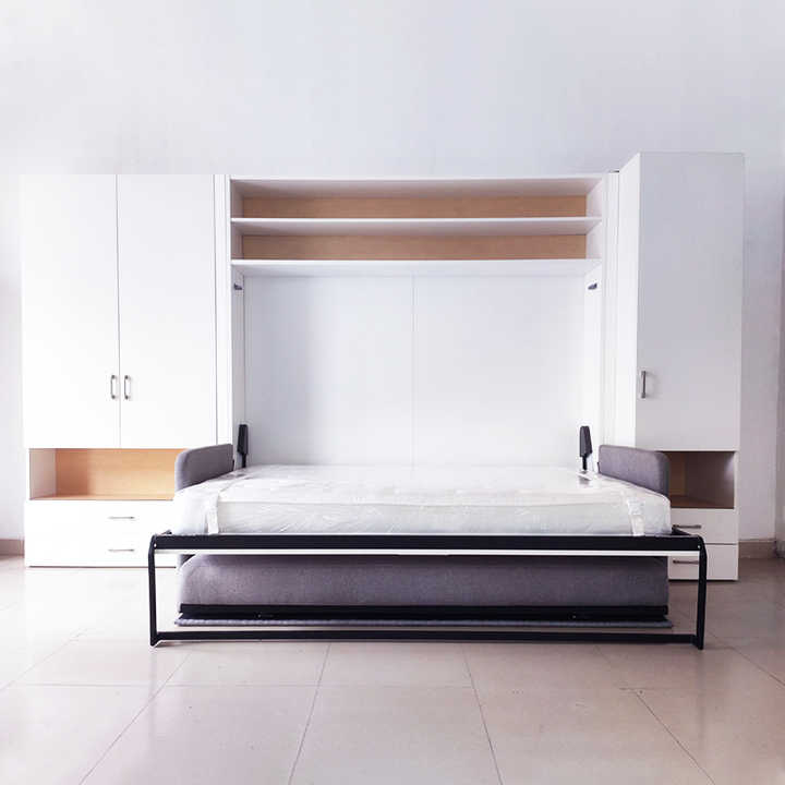Hot Sale Automatic Sofa Murphy Bed with Cabinet - Save Space