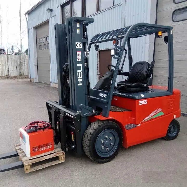 Heli Lifting Machine 3.5 Ton Electric Forklift CPD35 with Lithium ...